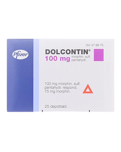 Dolcontin Depottablett 100 mg 25 stk - Apotek 1