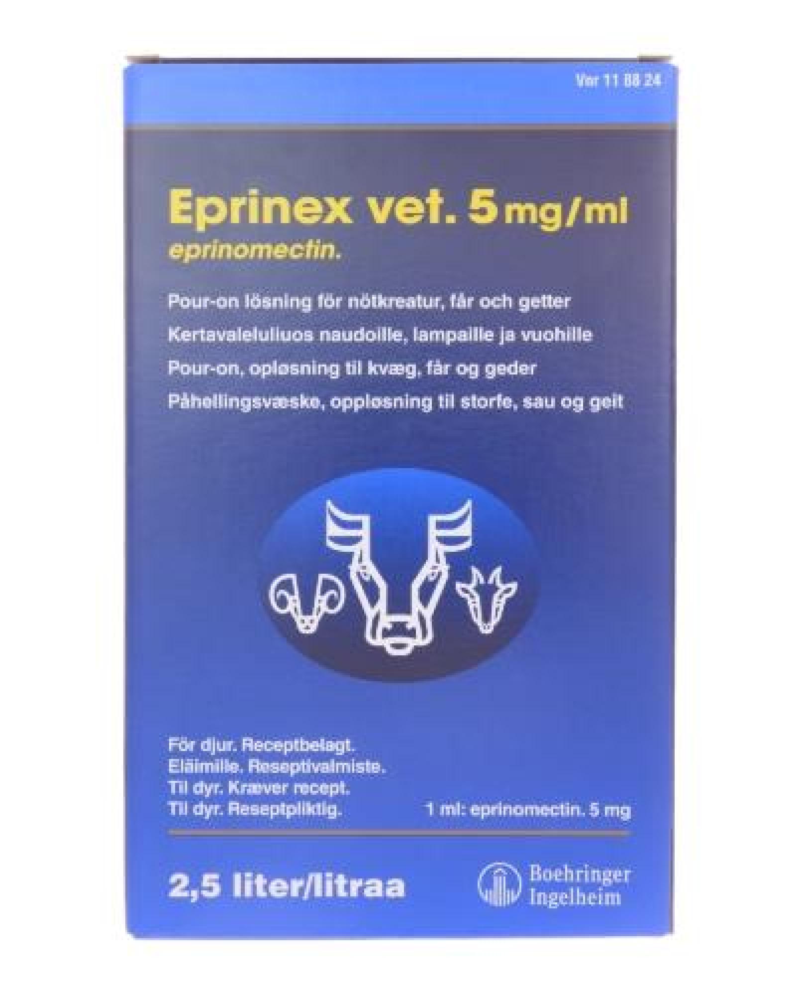 Eprinex vet påhell 5mg/ml - Apotek 1