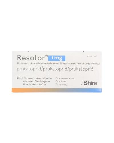 Resolor Tablett, filmdrasjert 1 mg 28x1 stk - Apotek 1