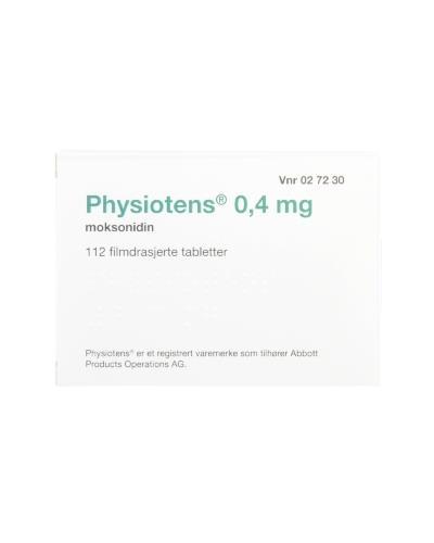 Physiotens Tablett, filmdrasjert 0,4 mg 112 stk - Apotek 1