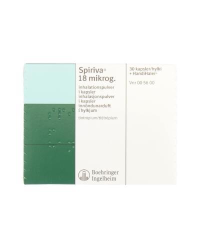 Spiriva 18 mikrog inhalasjonspulver, harde kapsler og HandiHaler ...