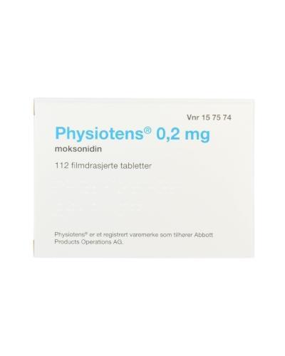 Physiotens Tablett, filmdrasjert 0,2 mg 112 stk - Apotek 1