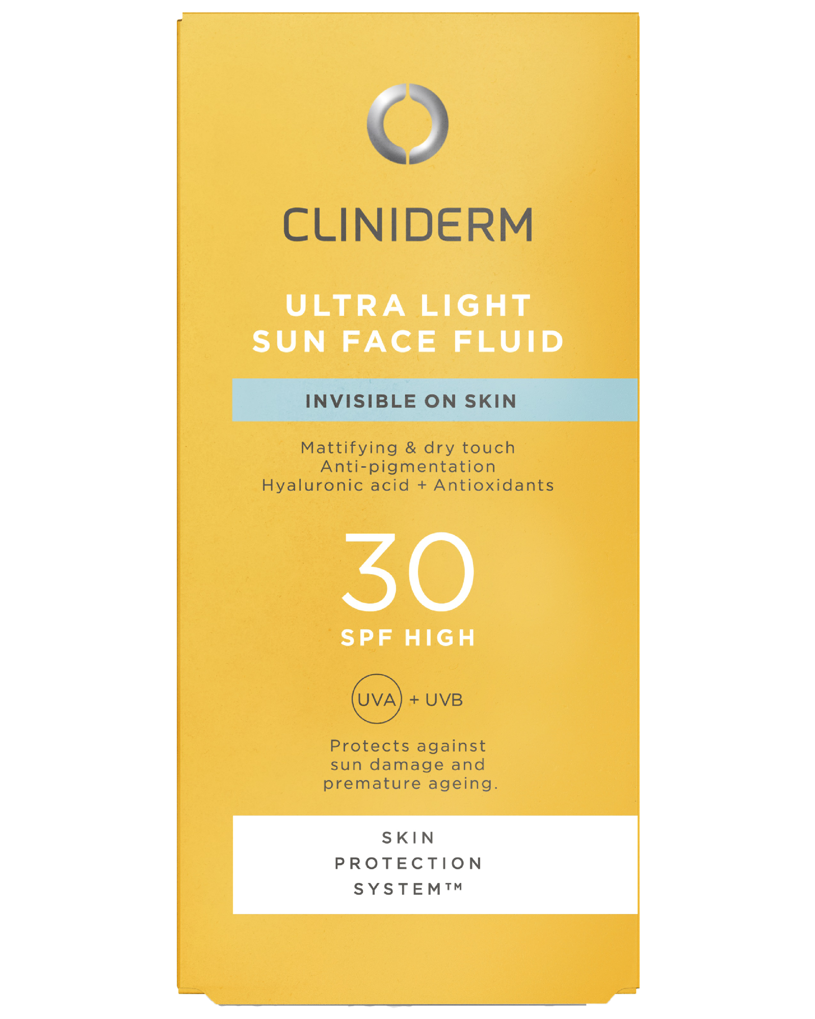Cliniderm Sun Ultra Light Face Fluid solkrem SPF30 40 ml - Apotek 1