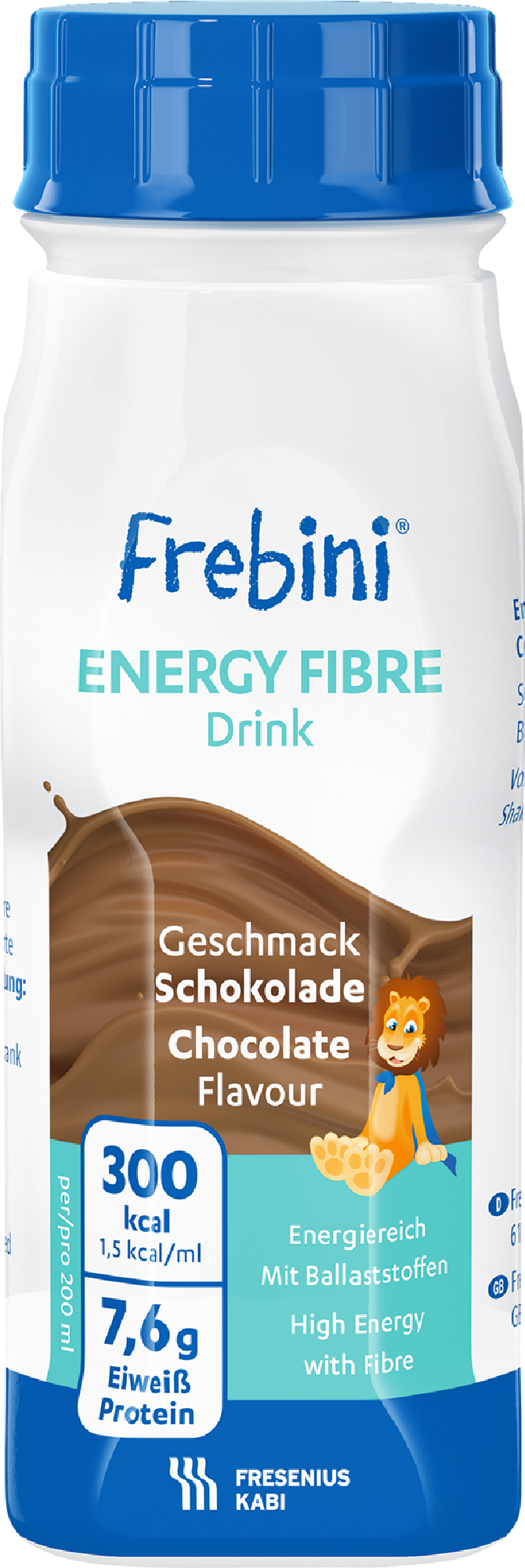 Frebini Energy Fibre Drink næringsdrikk sjokolade 4x200 ml - Apotek 1