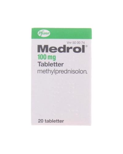 Medrol 100mg tabletter 20 STK - Apotek 1