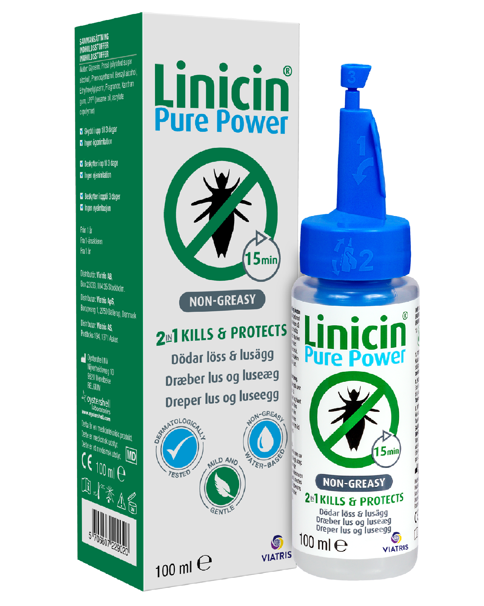 Linicin Pure Power lusemiddel 100 ml - Apotek 1