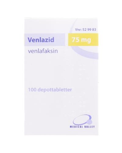 Venlazid 75 mg depottabletter 100 stk - Apotek 1