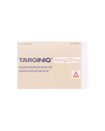 Targiniq Depottablett 40 mg/20 mg 98 stk - Apotek 1