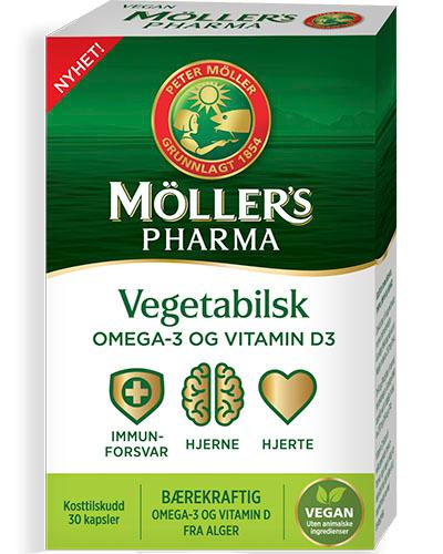 Möllers Pharma Vegetabilsk Omega-3 kapsler 30stk - Apotek 1