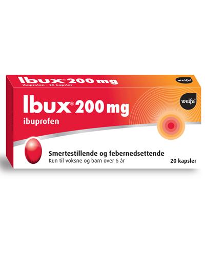 Ibux 200mg kapsler 20stk - Apotek 1