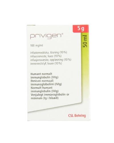 Privigen Infusjonsvæske, oppløsning 100 mg/ml 1x50 ml - Apotek 1