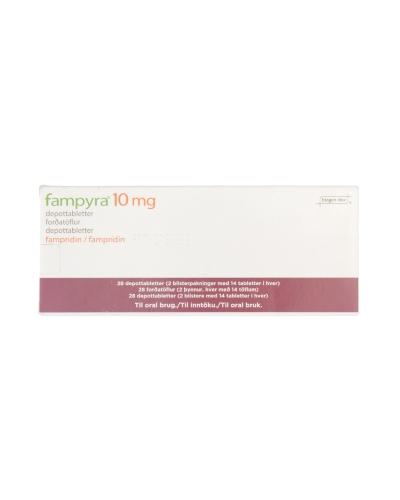 Fampyra Depottablett 10 mg 28 stk - Apotek 1