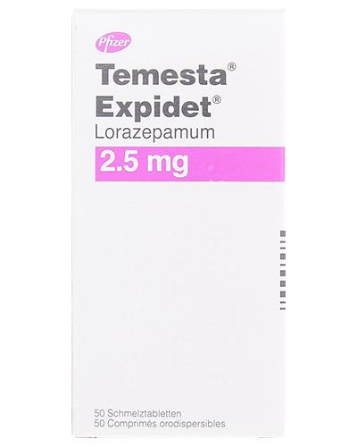 Temesta Expidet 2,5mg smeltetabletter 50stk - Apotek 1