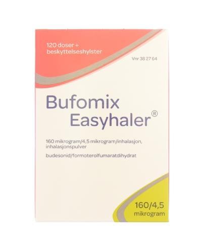 Bufomix Easyhaler 160 mikrog/4,5 mikrog inhalasjonspulver 120 doser ...