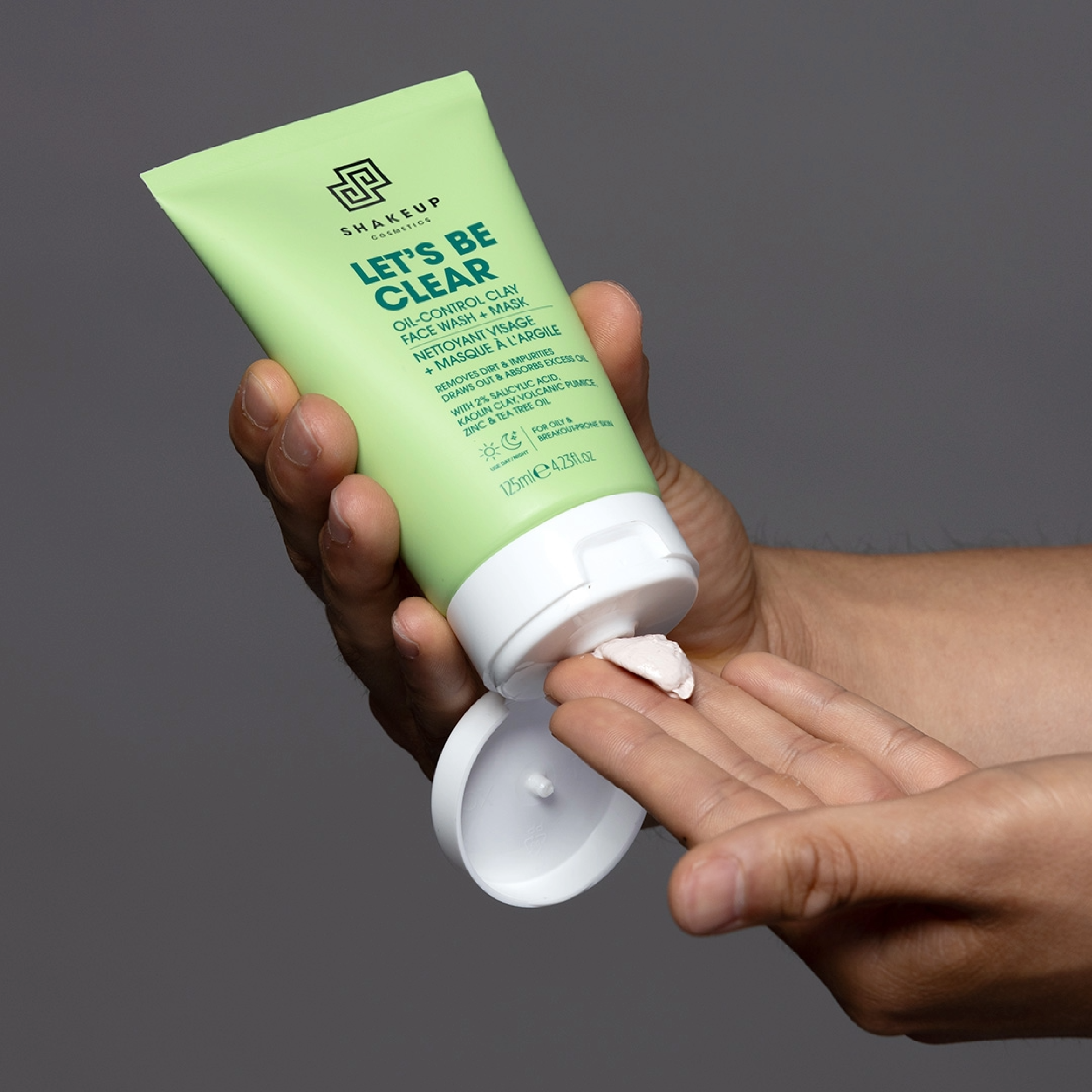 Shakeup Let's Be Clear ansiktsrens/-maske 125 ml - Apotek 1