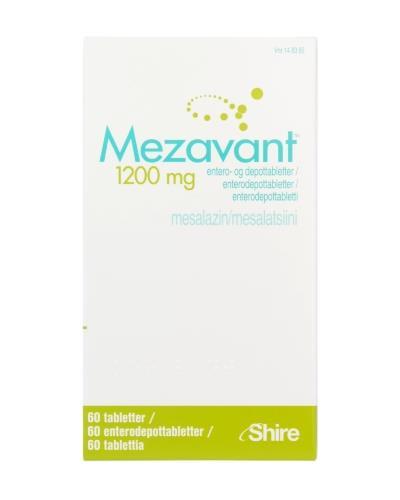 Mezavant Enterodepottablett 1200 mg 60stk - Apotek 1