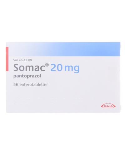 Somac 20 mg enterotabletter 56 stk - Apotek 1