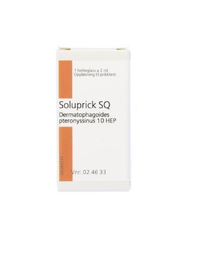 Soluprick SQ Dermatophagoides pteronyssinus 10HEP prikktest 2 ml - Apotek 1