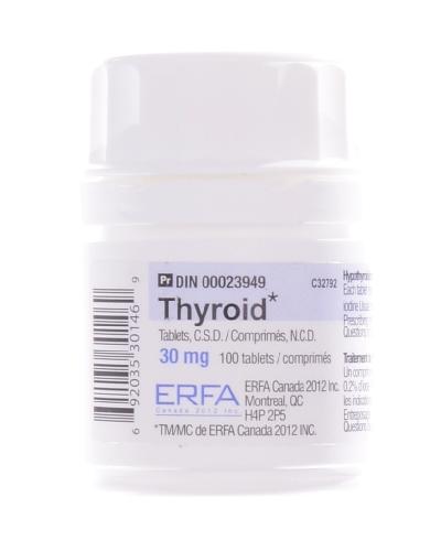 Thyroid erfa 30mg tabletter 100 stk - Apotek 1