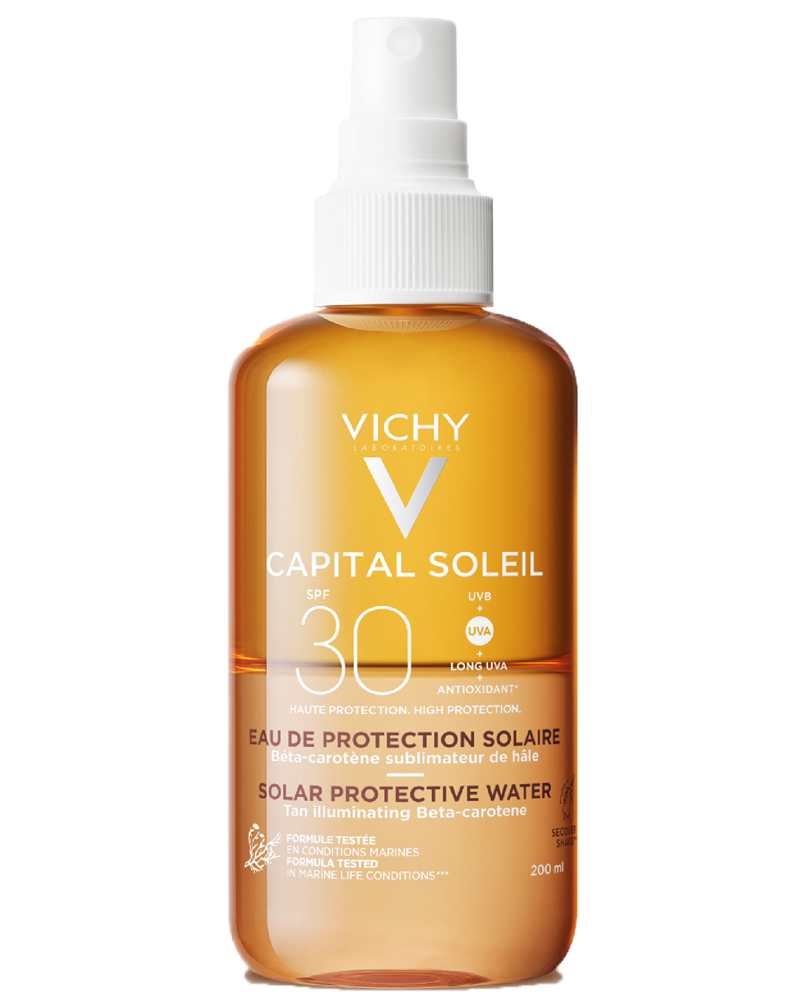 Vichy Capital Soleil Protective Water solspray SPF 30 200 ml - Apotek 1