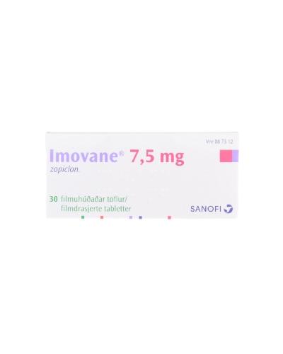 Imovane 7,5 mg filmdrasjerte tabletter 30stk - Apotek 1