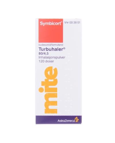 Symbicort Mite Turbuhaler 80 mikrog/dose+4,5 mikrog/dose ...