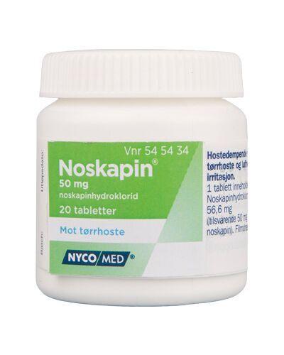 Noskapin 50mg tabletter 20stk - Apotek 1