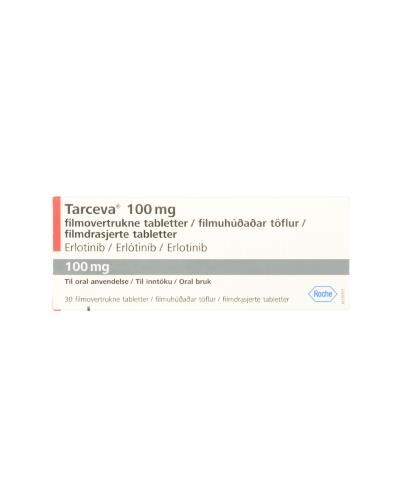 Tarceva Tablett, filmdrasjert 100 mg 30 stk - Apotek 1
