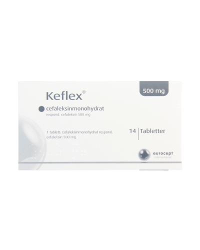 Keflex Tablett 500 mg 14 stk - Apotek 1