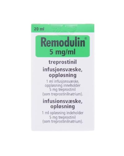 Remodulin Infusjonsvæske, oppløsning 5 mg/ml 20 ml - Apotek 1