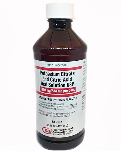 Potassium Citratecitric Acid Mikstur 473 Ml Apotek 1