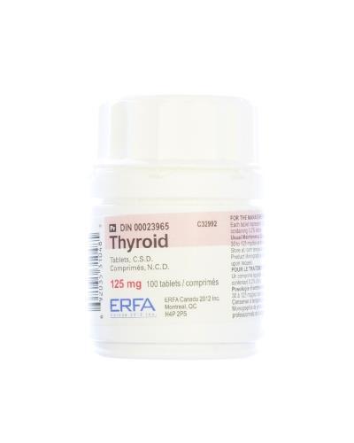 Thyroid erfa 125mg tabletter 100 stk - Apotek 1