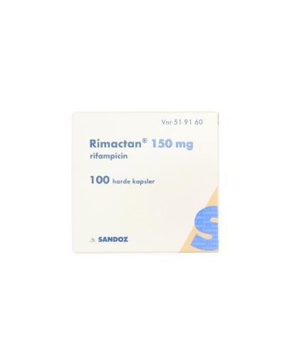 Rimactan Kapsel, hard 150 mg 100 stk - Apotek 1