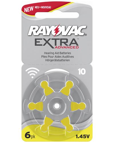 Rayovac extra advanced 10 høreapparatbatterier 6 stk - Apotek 1