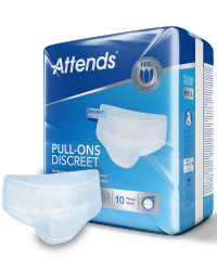 Attends Pull-Ons Discreet Underwear buksebleie 3L 10 stk - Apotek 1