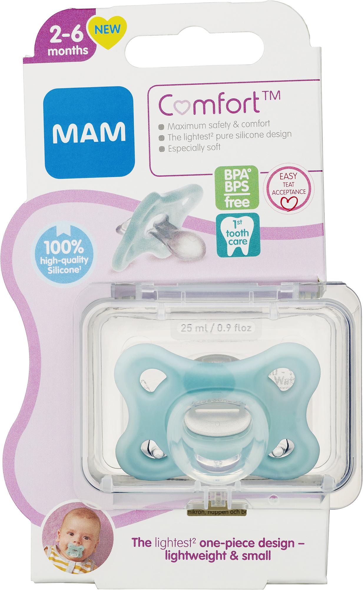 Mam Comfort narresmokk 2-6 måneder nøytral 1 stk - Apotek 1