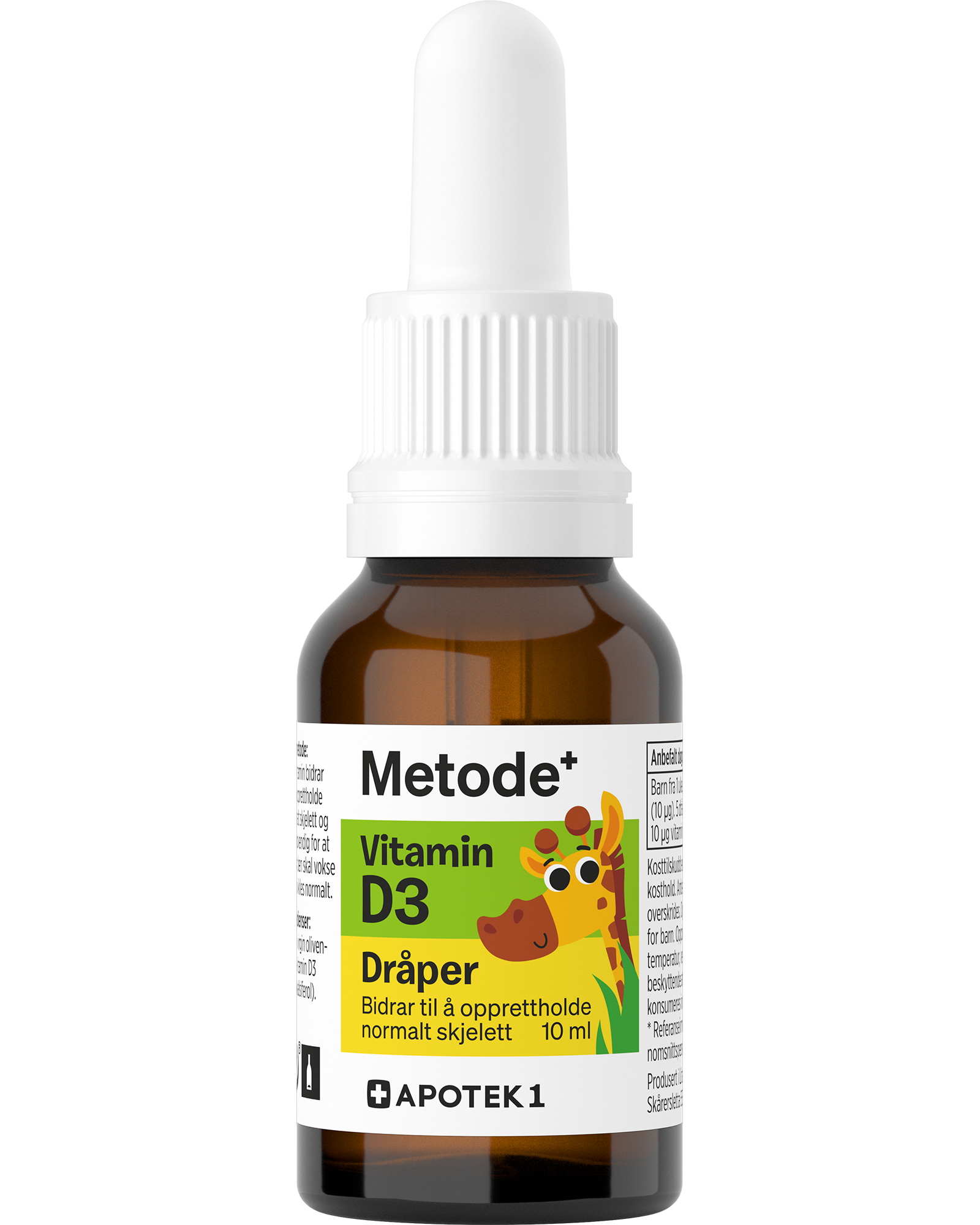 Metode Vitamin D3 dråper 10 ml - Apotek 1