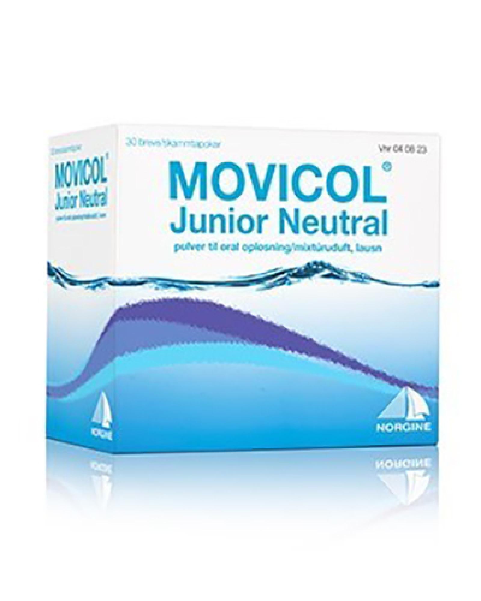 Movicol Junior pulver til mikstur nøytral, dosepose 30 stk - Apotek 1