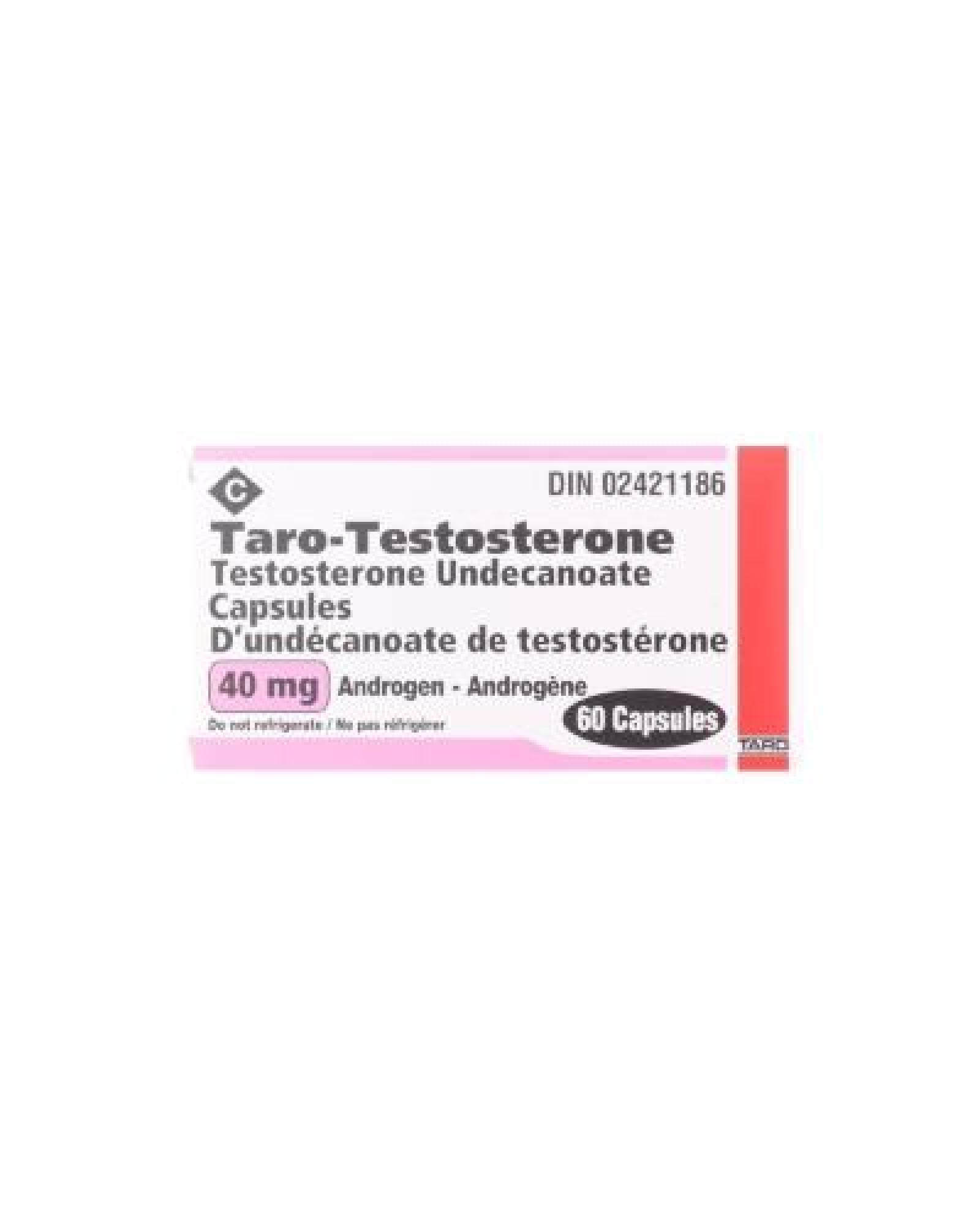 Taro-Testosterone 40mg kapsler 60 stk - Apotek 1 Taro-Testosterone 40mg kapsler 60 stk - Apotek 1