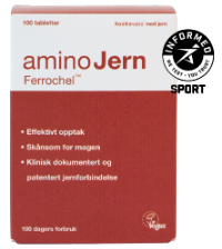 Aminojern Ferrochel 25mg tabletter 100 stk - Apotek 1