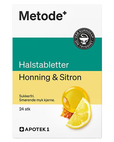 Metode halstabletter honning og sitron 24 stk - Apotek 1
