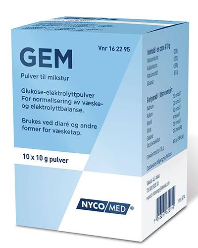 Gem pulver til mikstur 10x10g - Apotek 1