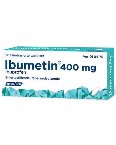 Ibumetin 400 mg tabletter 20 stk - Apotek 1