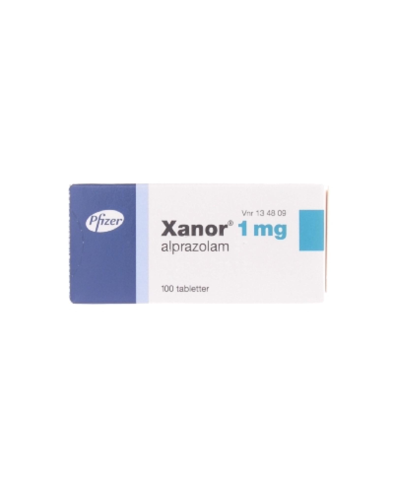 Xanor Tablett 1 mg 100 stk - Apotek 1