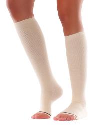 Mabs Care kompresjonsstrømpe uten tå natur str 4 1par - Apotek 1
