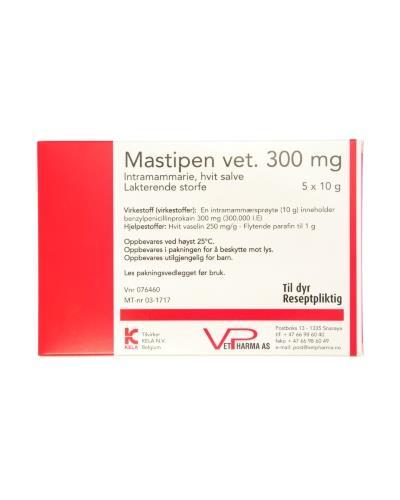 Mastipen vet intramam 300mg/sp 5x1 SPR - Apotek 1