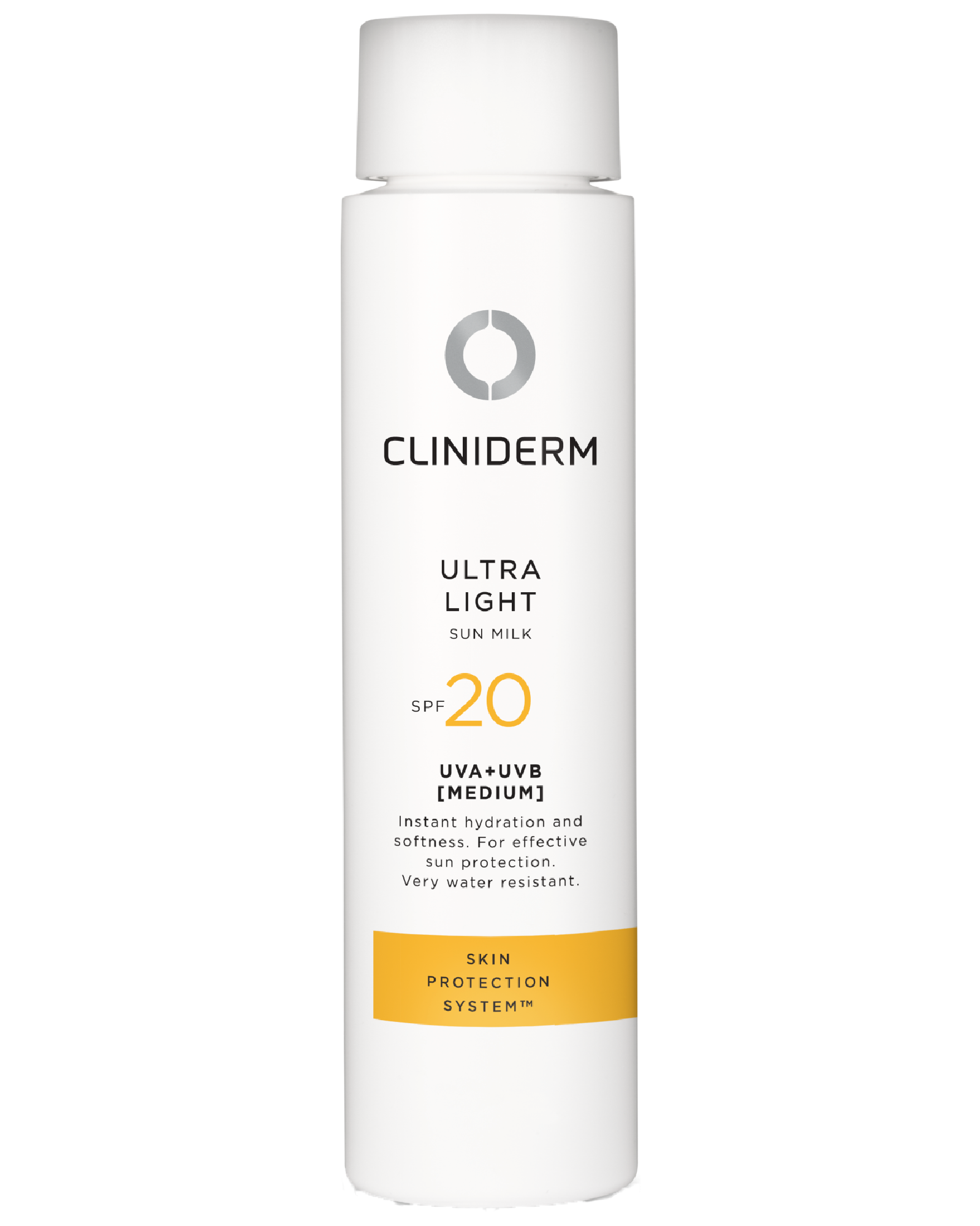 Cliniderm Ultra Light sollotion SPF 20 150ml - Apotek 1