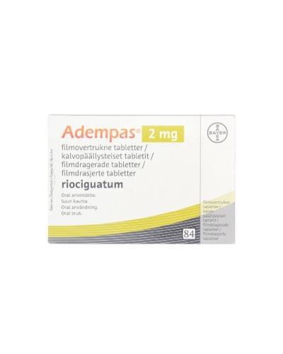 Adempas Tablett, filmdrasjert 2 mg 84 stk - Apotek 1