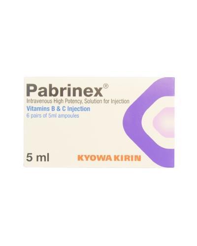 Pabrinex IV high potency infusjonskonsentrat 6x5+5) ml - Apotek 1