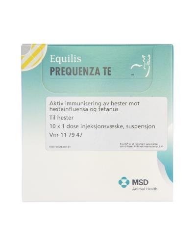 Equilis Prequenza Te Orifarm Injeksjonsvæske, suspensjon til hest ...